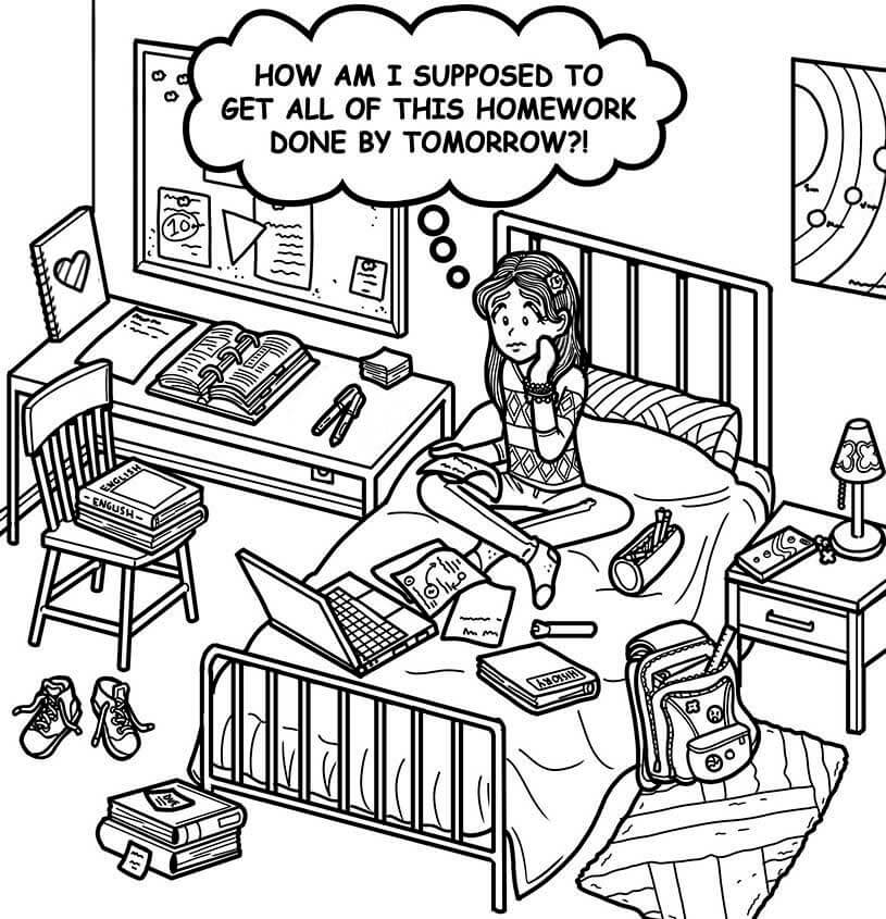 TOO MUCH HOMEWORK Dork Diaries UK